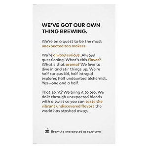 TAZO Calm Chamomile Tea Bags, Caffeine-Free Herbal Tea Bags, 20 Count (Pack of 6)