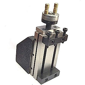 Mini Vertical Milling Slide Mounted on Z Type Caste Iron Angle Plate -Direct Fit for Mini Lathes