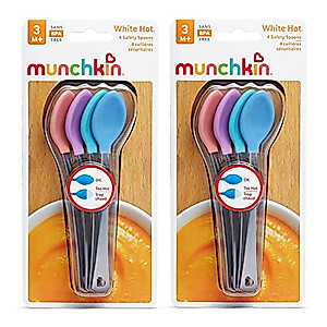 Munchkin® White Hot® Safety Baby Spoons, 8 Pack