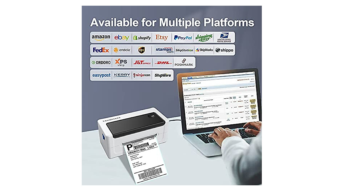 TANGMAXX 4x6 Thermal Label Printer for Small Business & Home