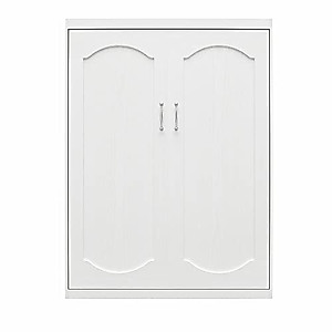 Novogratz Her Majesty Full Size Murphy Bed, White