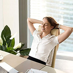 SUNSHINEMALL Inflatable Seat Cushion, Air Chair Cushions 19x19-inch PVC Square Seat Breathable and Comfortable for Office Chair, Car, Wheelchair and Home（19inch）