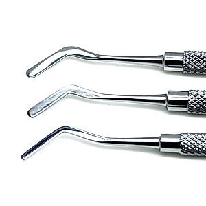 3 Pcs Superior Dental Heidemann Spatulas Composite Plastic Filling Restorative Instrument