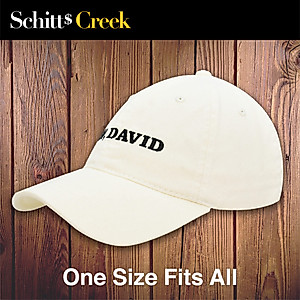 Schitt's Creek Ew, David Cotton Adjustable Dad Hat, Beige, One Size