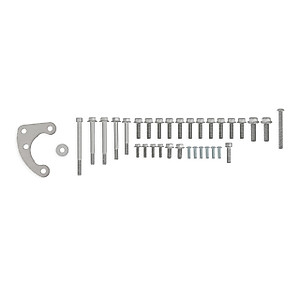 Holley 20-300 Base Front Accessory System - High Mount - Natural Cast Finish