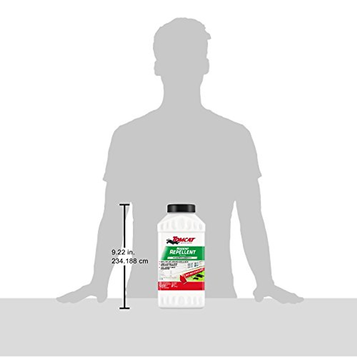 Tomcat Repellents Rodent Repellent Granules, For Outdoor Mouse and Rat Prevention, 2 lb.