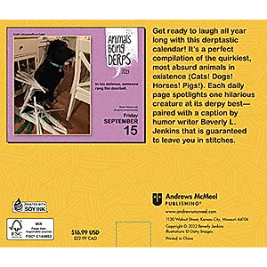 Animals Being Derps 2023 Day-to-Day Calendar: The Internet's Funniest Animals at Their Goofiest