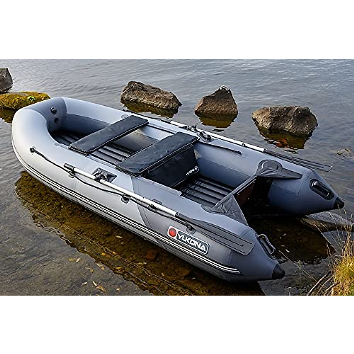 Yukona Inflatable Boat 410 Air Tank Grey+Dark Grey