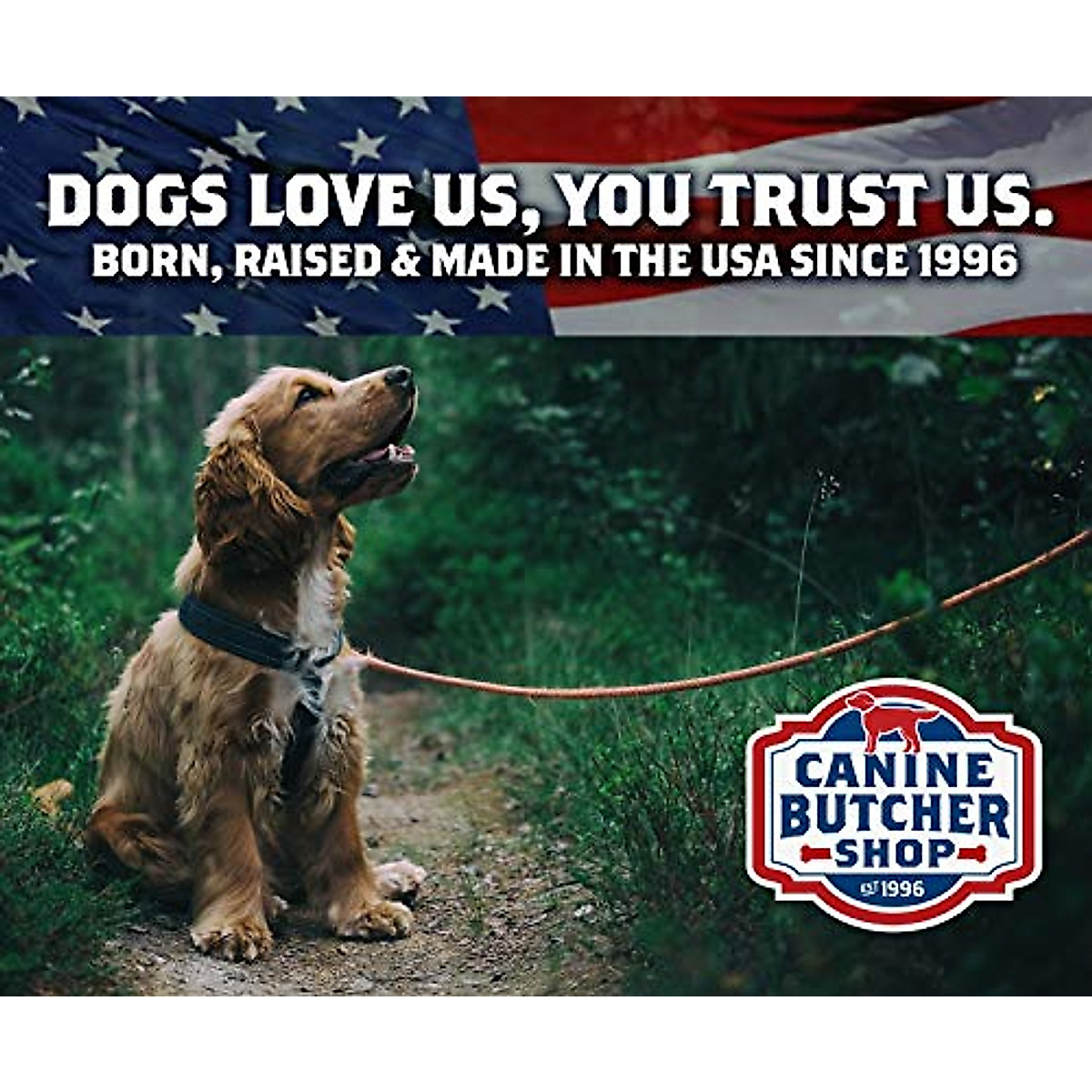 Canine Butcher Shop Chicken Feet Dog Treats, Raised & Made in USA All Natural Dog Chews Rawhide Alternative Treats (30-Pack)