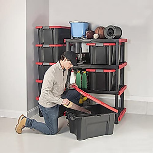 CRAFTSMAN 20-Gallon (80-Quart) Tote with Latching Lid, 4-Pack (4)