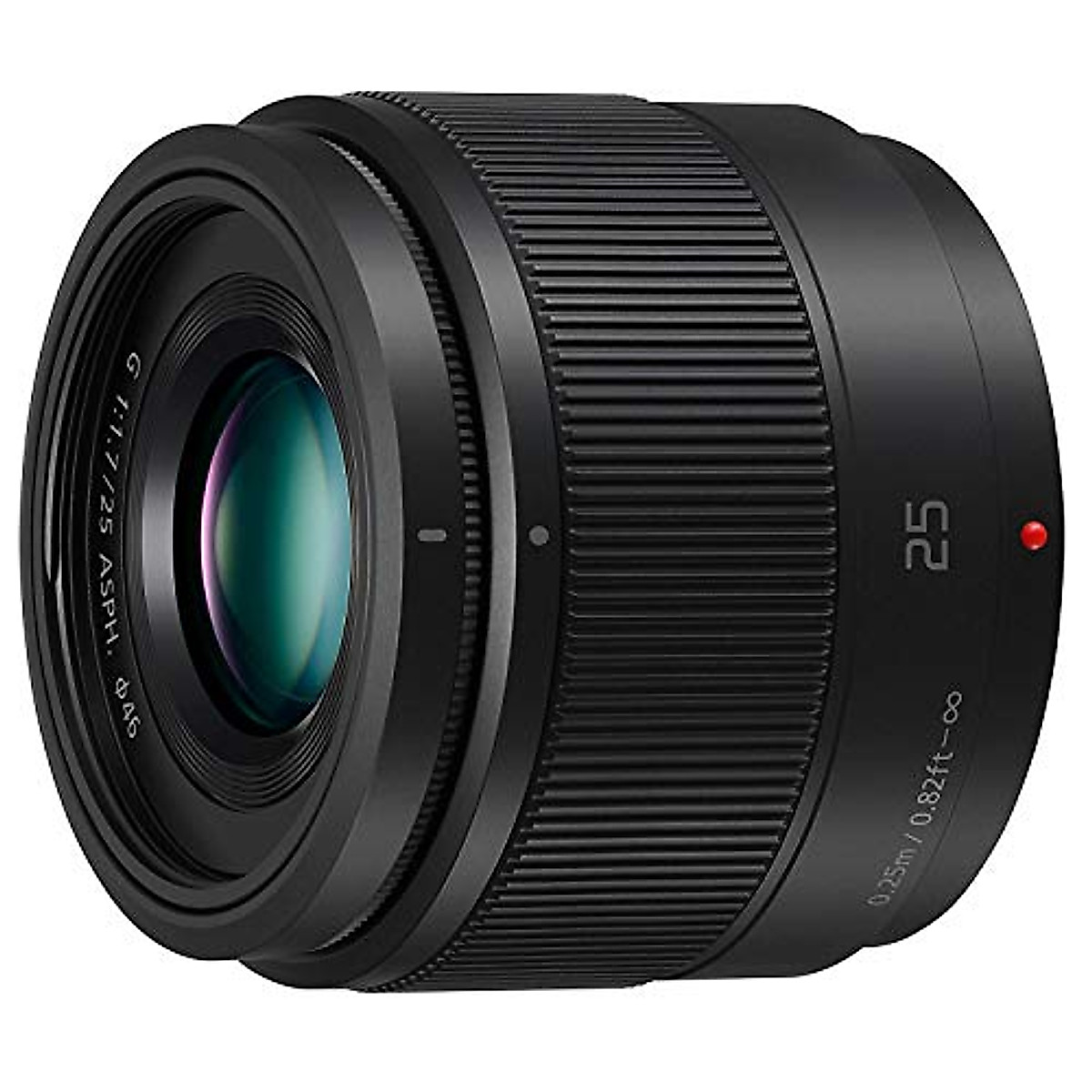 Panasonic LUMIX G Lens, 25mm, F1.7 ASPH, Mirrorless Micro Four Thirds, H-H025K (USA Black)