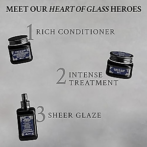 Davines Heart of Glass Silkening Shampoo for Blonde Care, 8.45 fl. oz. (Pack of 1), Black