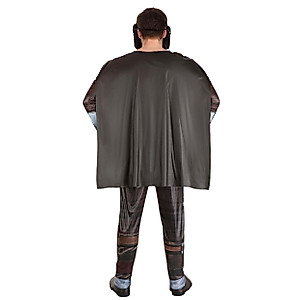 Jazwares STAR WARS Deluxe Adult Mandalorian Costume, Mens Halloween Costume - Officially Licensed 2X