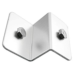 DGZZI Solar Panel Z Bracket Mounting Kit for RV, Roof, Boat, Off Grid 4 Set