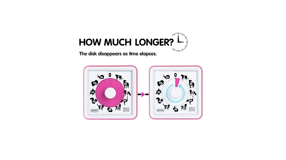 TWENTY5 SEVEN 60 Minute Visual Timer - Classroom Tool