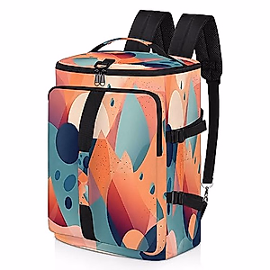 Colorful Abstract Graphics（03） Gym Duffle Bag for Traveling Sports Tote Gym Bag with Shoes Compartment Water-resistant Workout Bag Weekender Bag Backpack for Men Women