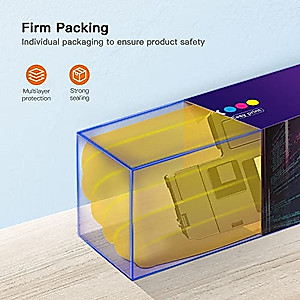 E-Z Ink (TM Compatible Toner Cartridge Replacement for Dell E525W E525 525w to use with E525w Wireless Color Printer for 593-BBJX 593-BBJU 593-BBJV 593-BBJW (Black Cyan Magenta Yellow, 4 Pack)