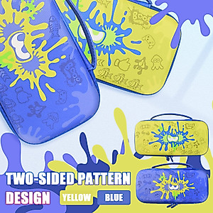 Switch Case Compatible with Nintendo Switch OLED,Switch Oled Case Cover with Screen Protector,Playstand,Thumb Grip Caps for Nintendo Switch Oled.(Nintendo Switch Oled)