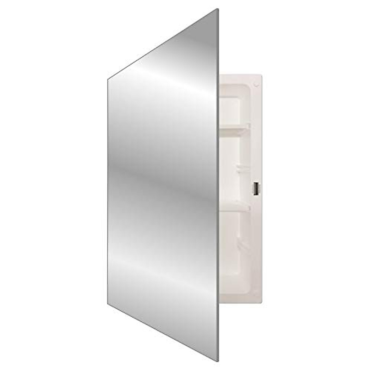 Mirrors and More 16" x 22" Medicine Cabinets for Bathroom with Mirror - Frameless Pencil Edge, Recessed, Modern Home Décor, Polish Edge, Adjustable Shelves