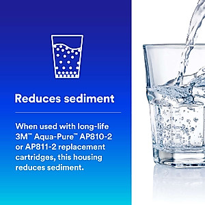 3M Aqua-Pure Whole House Large Sump Replacement Water Filter Drop-in Cartridge AP811-2, 5618905