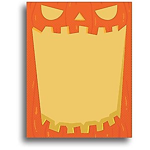 Jack-O-Lantern Halloween Fall Stationery Paper - 80 Sheets