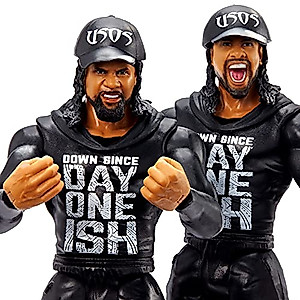 WWE Mattel ​MATTEL Jimmy and Jey USO Championship Showdown 2 Pack 6 in Action Figures High Flyers Battle Pack for Ages 6 Years Old and Up​