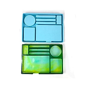 Large Resin Tray Molds, Rectangle Resin Mold Silicone for Epoxy Resin, Silicone Tray Mold for Resin Casting, Silicone Molds for Epoxy Resin Tray, Resin Tray Molds for DIY Jewelry Box, Home Decoration