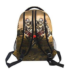 Lightweight Dirt-Bike Motocross Motorcycle Vehicle Backpacks Boy Bags Men Bookbag Back to School Gifts