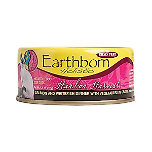 Earthborn Holistic Harbor Harvest Grain Free Canned Cat Food, 5.5 Oz, Case Of 24