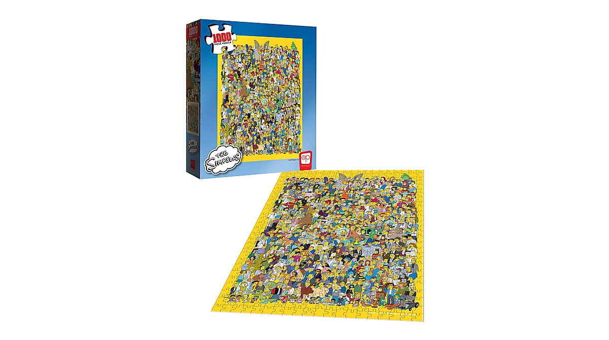 USAOPOLY The Simpsons Cast of Thousands 1000-Piece Jigsaw Puzzle