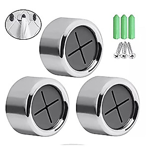 3 Pieces Kitchen Towel Hooks, Towel Hooks, Premium Round Adhesive Towel Holder Wall Mount Hook Tea for Bathroom, Kitchen and Home