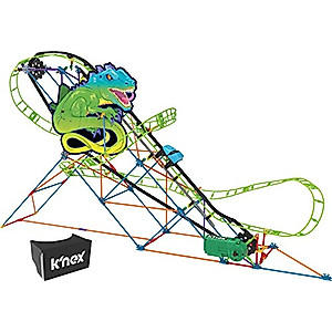K'NEX Thrill Rides – Twisted Lizard Roller Coaster Building Set – 403 Piece – Ages 9+ Building Set (Amazon Exclusive)