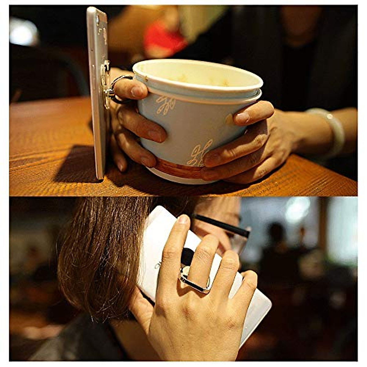 UnderReef Cell Phone Finger Ring Holder Cute Animal Smartphone Stand 361 Swivel for iPhone, Ipad, Samsung HTC Nokia Smartphones Tablet (Monkey)