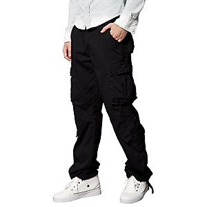 Match Womens Wild Cargo Pants(Black,32)