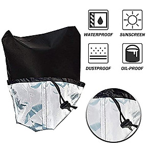 Mr.You 2 Pack Electric Tongue Jack Cover RV Accessories Universal Trailer RV Electric Tongue Jack Protective Cover,Black, 14″(H) x 5″(W) x 10″(D)