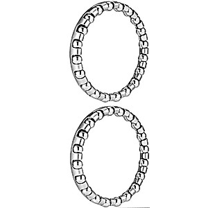 CYCLEZ 2 Premium Headset Bearings 5/32" x 20 Ball Bearings. Fits 1-1/8" Headset. Made in Taiwan. Set/Pair of Bearings. for BMX, Mountain Bikes, Road Racing Bikes, Cruisers