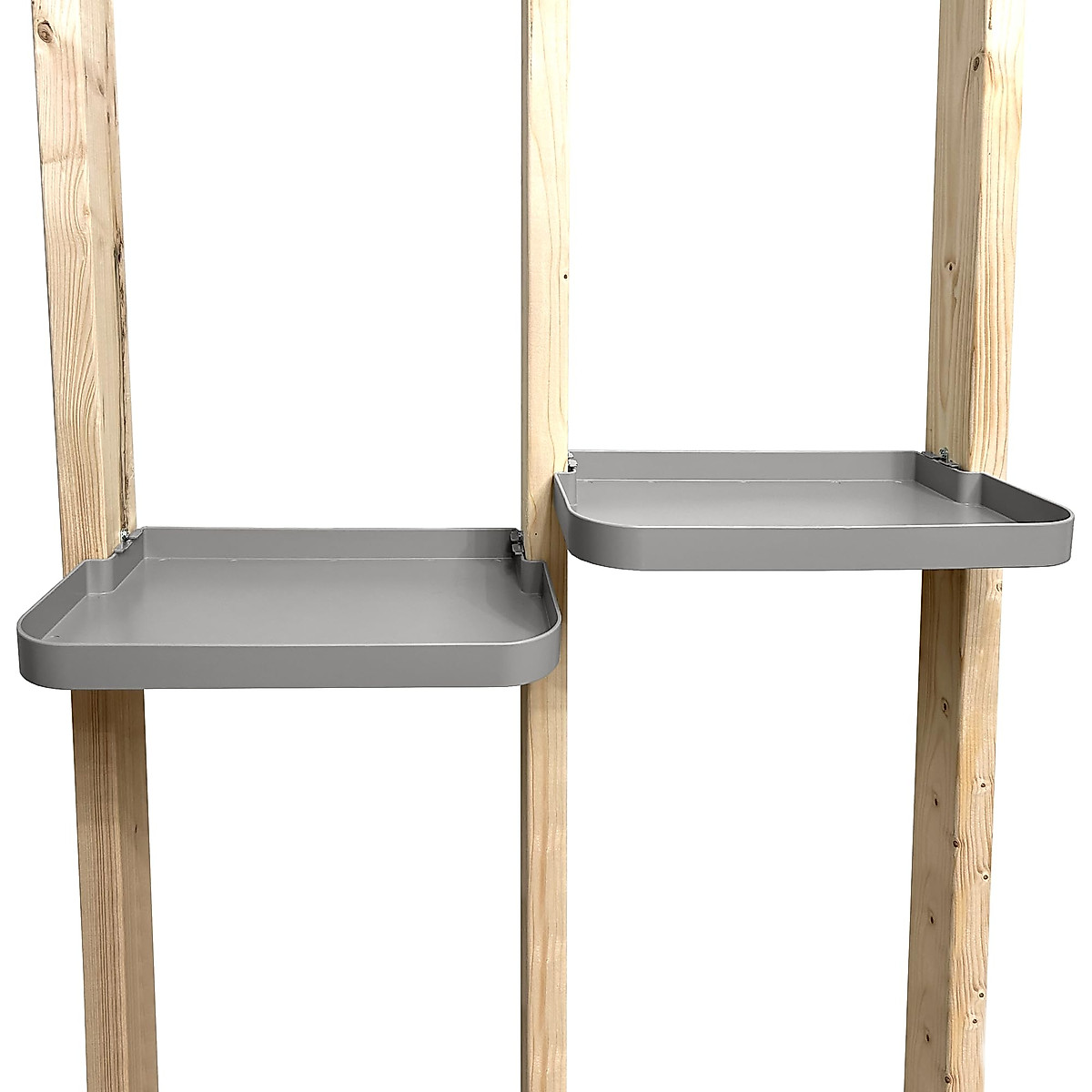 VersaCaddy Between Stud Shelving | Shelving for Garage, Home | Open Wall Shelving That Fits Between Studs | Package of Two Large Shelves