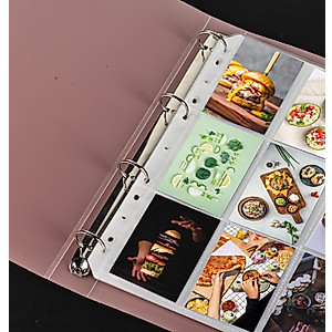 9 Pocket Card Sleeves ，Holds 3600 Cards ，Trading Card Binder Sleeves，High Quality Thickened，Card Binder Sleeves, 3 Ring 9 Pocket Pages for Sports Cards, Coupons, Game Cards，200 Pack