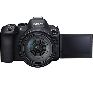 Canon EOS R6 Mark II Mirrorless Camera w/RF 24-105mm f/4 L is USM Lens + 2X 64GB Memory + Case + Filters + TTL Flash + More (30pc Bundle)