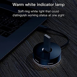 CUJUX USB HUB USB 3.0 USB 2.0 USB C HUB HUB 4 Port Computer Accessories USB Adapter (Color : White)