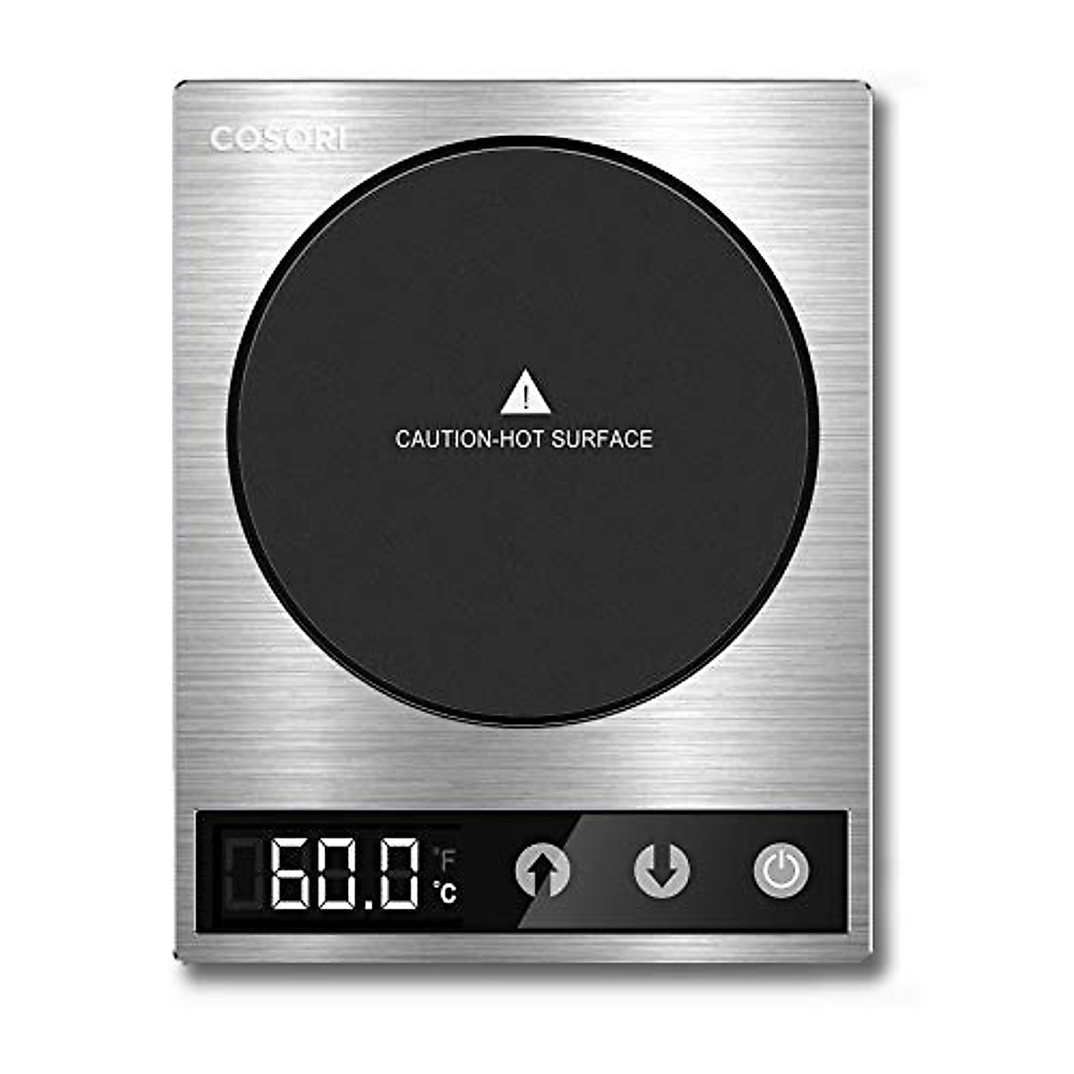 COSORI Mug Warmer & Coffee Cup Warmer, silver & Electric Kettle with Stainless Steel Filter and Inner Lid, 1500W Wide Opening 1.7L Glass Tea Kettle & Hot Water Boiler, Matte Black