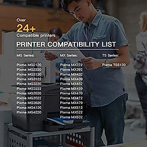 E-Z Ink (TM Remanufactured Ink Cartridge Replacement for Canon 240 240XL 241 241XL PG-240XL CL-241XL for use with PIXMA TS5120 MG3620 MX472 MX452 MG3520 Printer (1 Black,1 Color, 2 Pack)