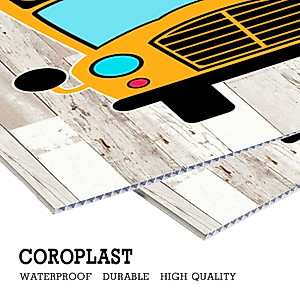 Back to School Lawn Sign Lawn Yard Decorations for Businesses 18x24 Inch Funny Lawn Signs with Stakes Preschool Kindergarten 1st Grade Corrugated Plastic Lawn Signs with Stakes for Rent House