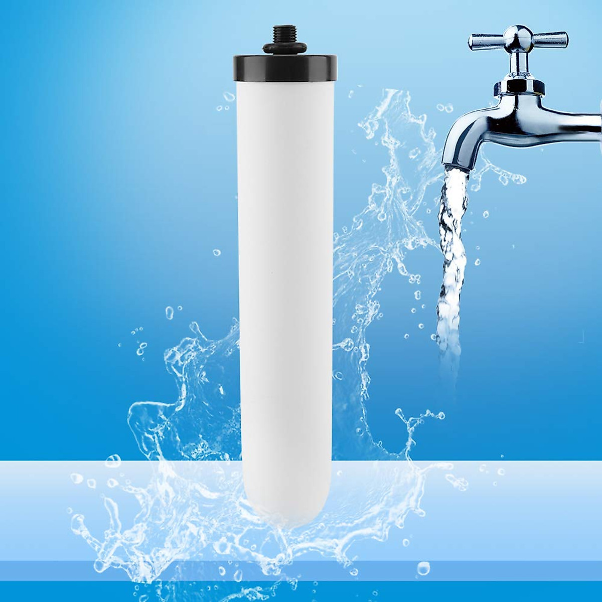 Water Filter Element,Replacement Filter, Ceramic Water Filter Element, Reduces Heavy Metals, Bad Taste For Countertop Gravity Water Filtration Systems