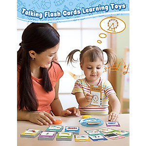 510 Sight Words Talking Flash Cards for Toddlers 2-4 Years, Pocket Speech for 2 Year Olds, Kids English Learning Flashcards Educational Toys, Speech Therapy Toys for Toddlers 1-3