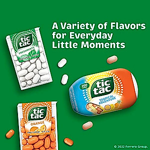 Tic Tac Freshmint Breath Mints, On-The-Go Refreshment, Easter Basket Stuffers, 1 oz, 12 Count
