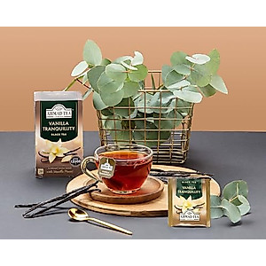 Ahmad Tea Black Tea, Vanilla Tranquility Teabags, 20 ct (Pack of 1) - Caffeinated & Sugar-Free