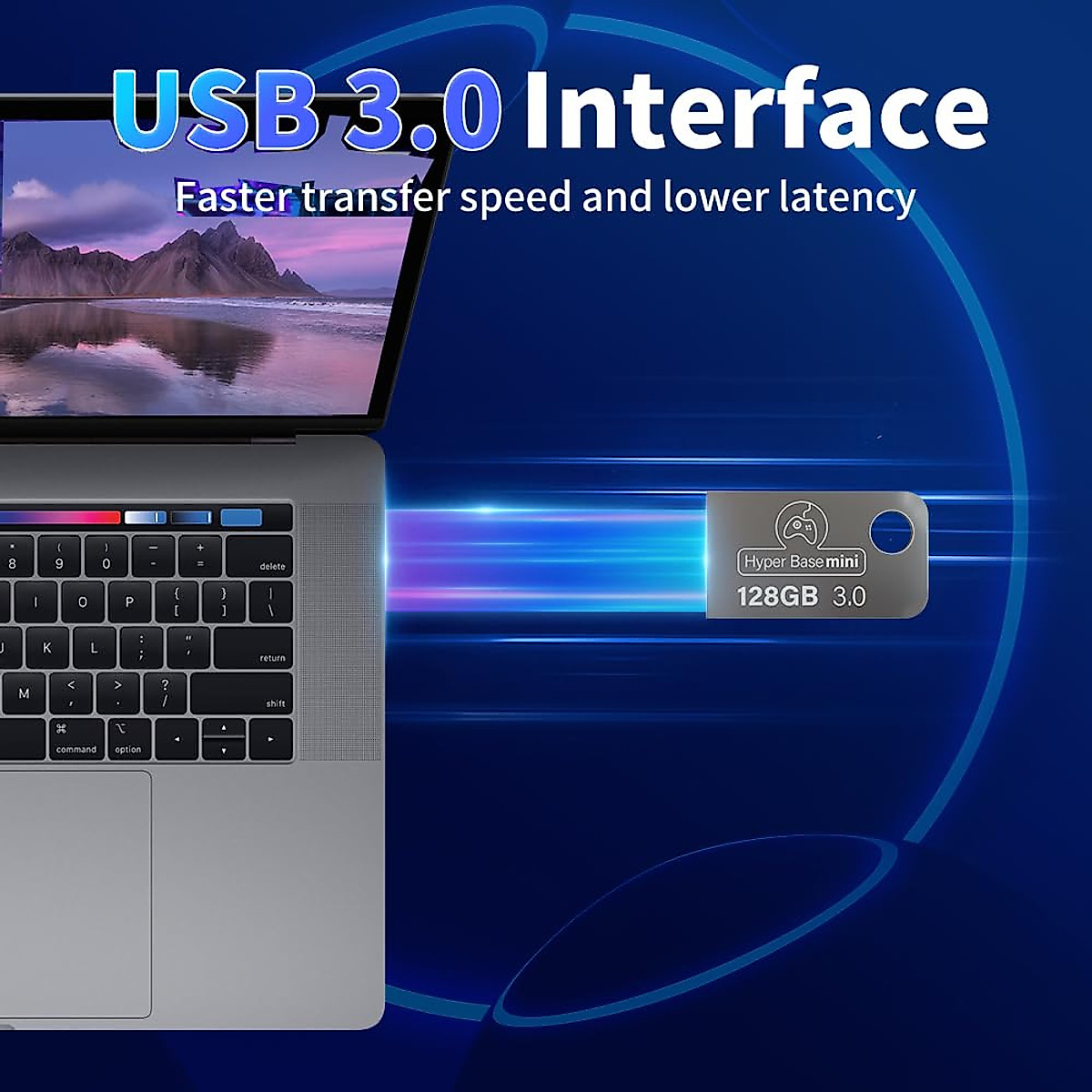 Retro Game Console 128G USB Drive for PC/Win 600, 74 Emulator Console, 43254 Video Games, Batocera 37 Game System Plug and Play, USB 3.0 for Win 8.1/10/11/Inter Mac, 2 Wireless CTL Support 26.8-32.4ft