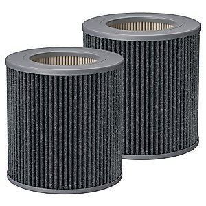 Air Mini PECO-HEPA Replacement Filters Compatible with Molekule Tri-Power Air Mini & Molekule Air Mini+ Air Purifiers, 3 in 1 High-Efficiency Filtration System with Activated Carbon, 2 Pack