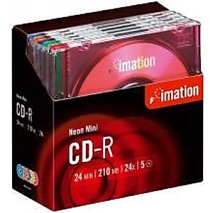 Imation Corp Mini 80mm CD-R 5-Pack (41482)
